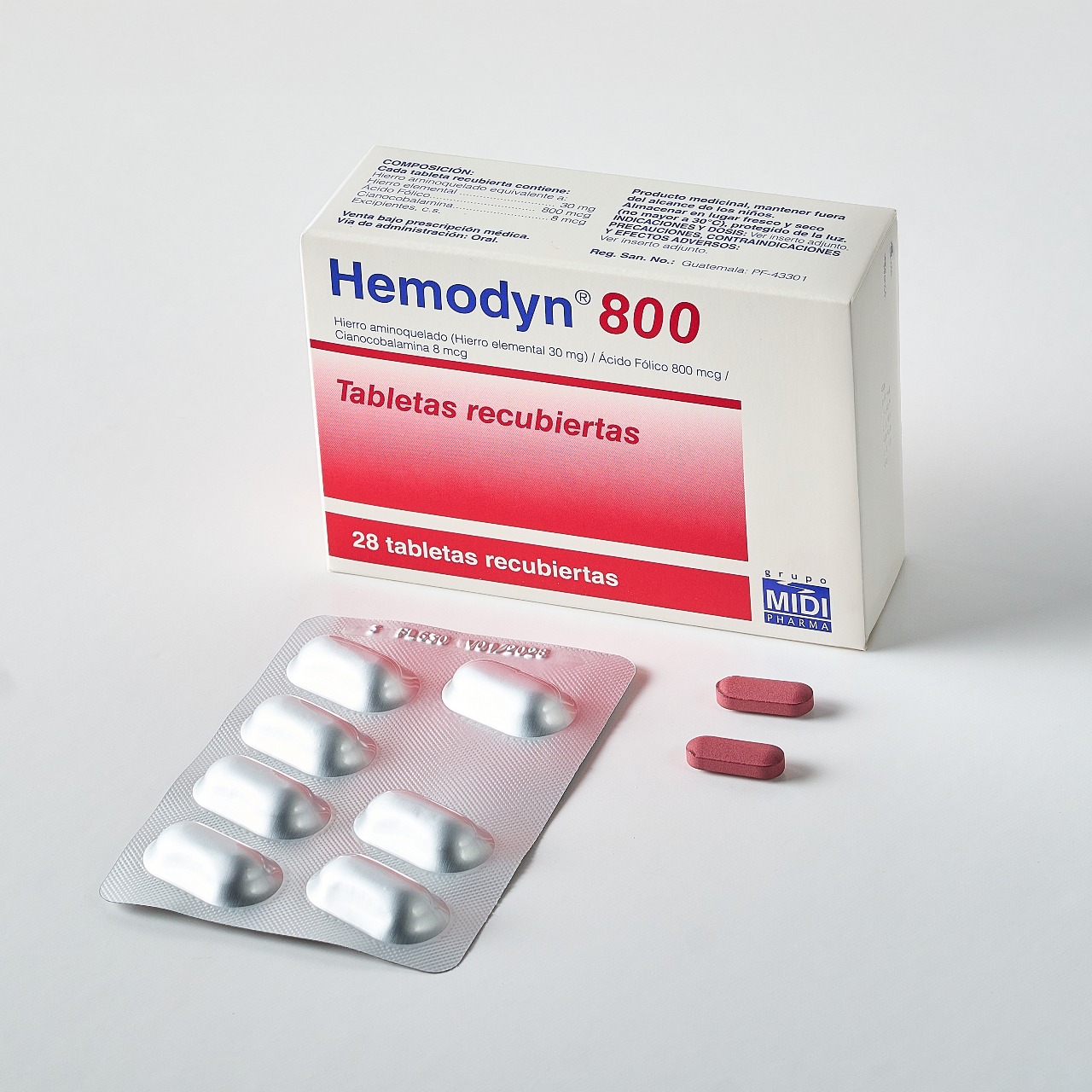 Hemodyn ® 800 Tabletas - Grupo MIDI Pharma S.A.